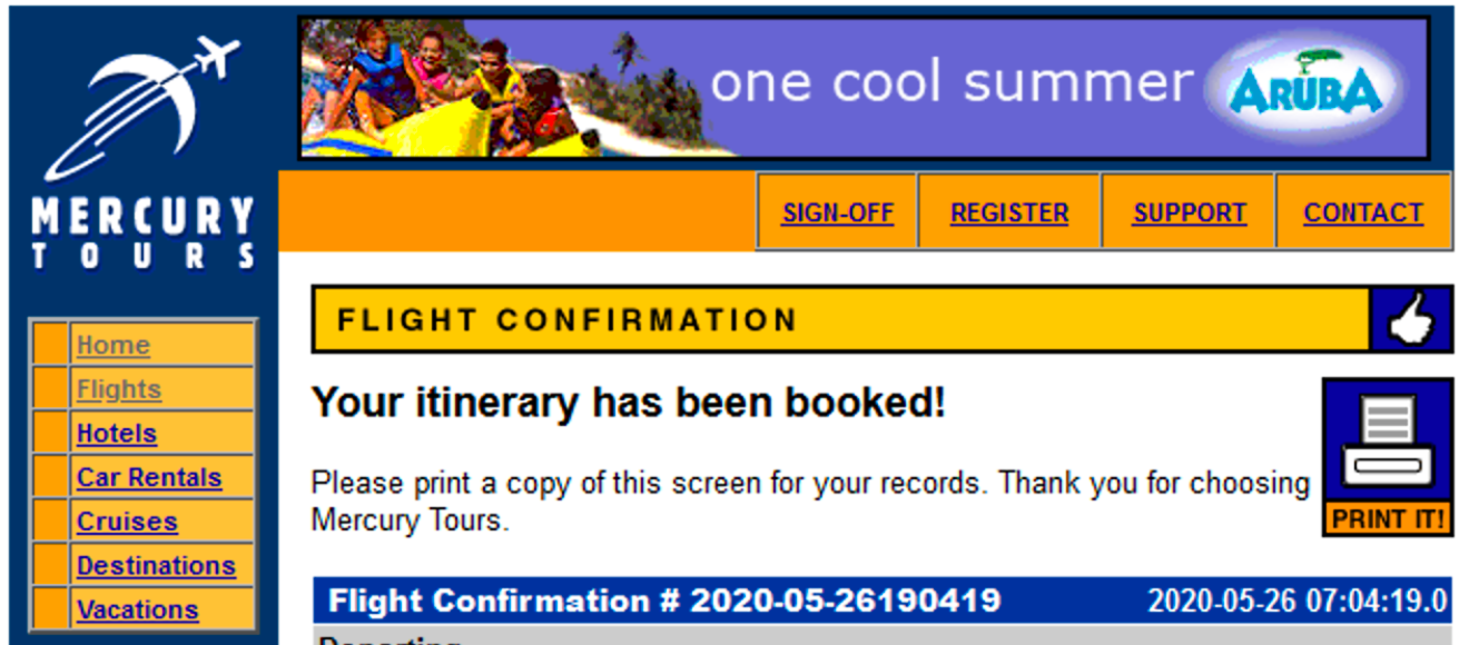 使用LoadRunner进行性能测试，测试Mercury Tours网站 | Jimmy Huang’s Blog²